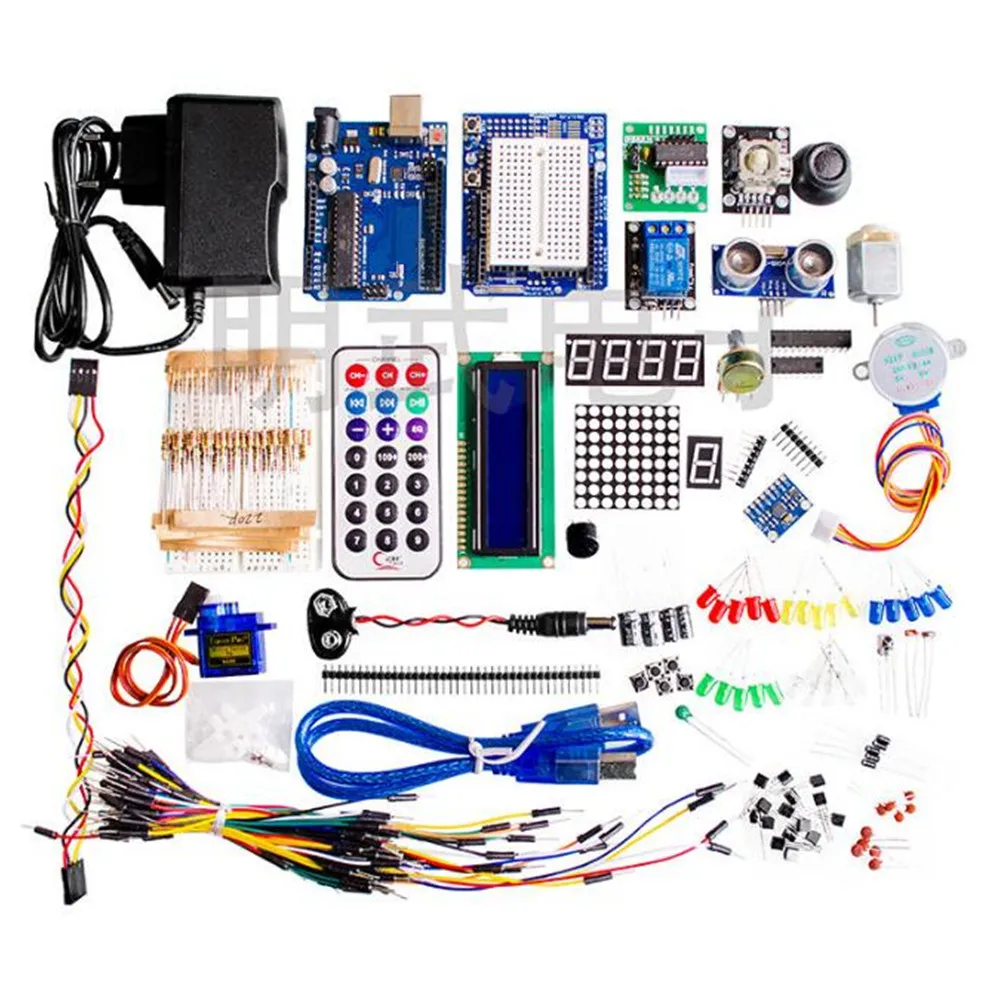 For Uno R3 Starter Kit Upgraded Starter Learning Kit With Dedicated Power Supply For Uno R3 Diy