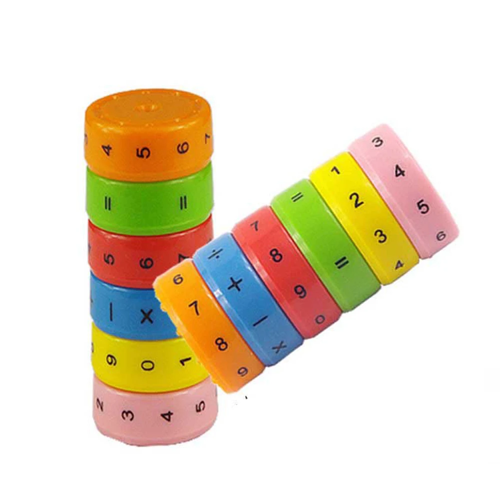 1Pcs/set Cute child Math Toys Magic Shaft Magnetic Cylinder Arithmetic ...