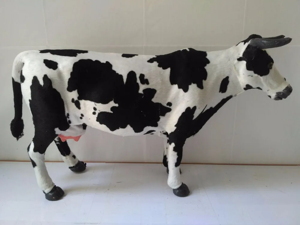 plastic-furs-dairy-cow-large-50x14x32cm-model-simulation-cow-handicraft ...