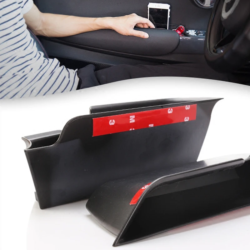 Car Interior Modified Door Handle Decorative Storage Box Suitable For ...