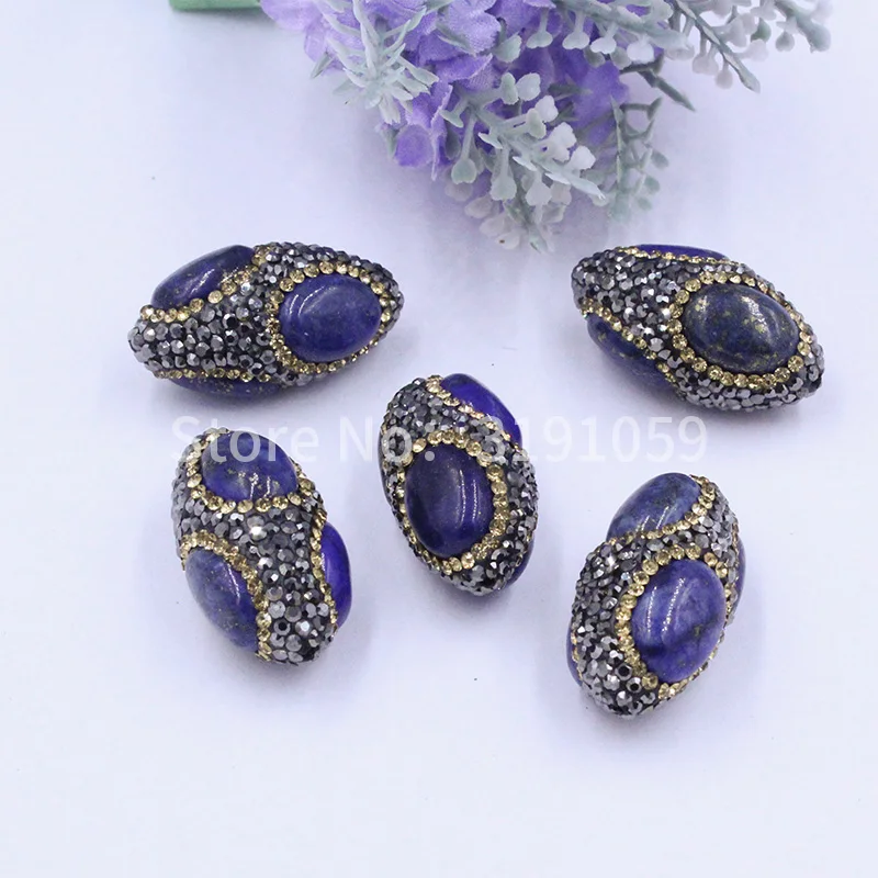 Elegant-and-retro-blue-marble-bead-accessories-simple-handmade-beads-a ...