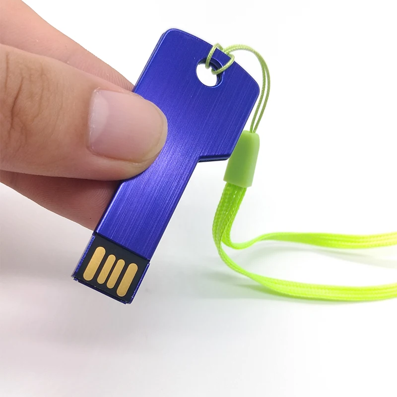 Pen drive colorful metal key shape usb flash drive 4GB 8GB 16GB 32GB ...