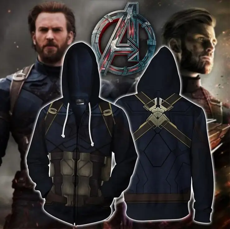 Avengers: Endgame Quantum Realm Adult Costume Men Sweatshirt Jacket ...