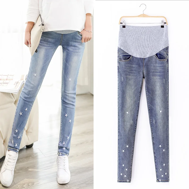 Pantalones-vaqueros-de-maternidad-para-mujeres-embarazadas-jeans-de ...