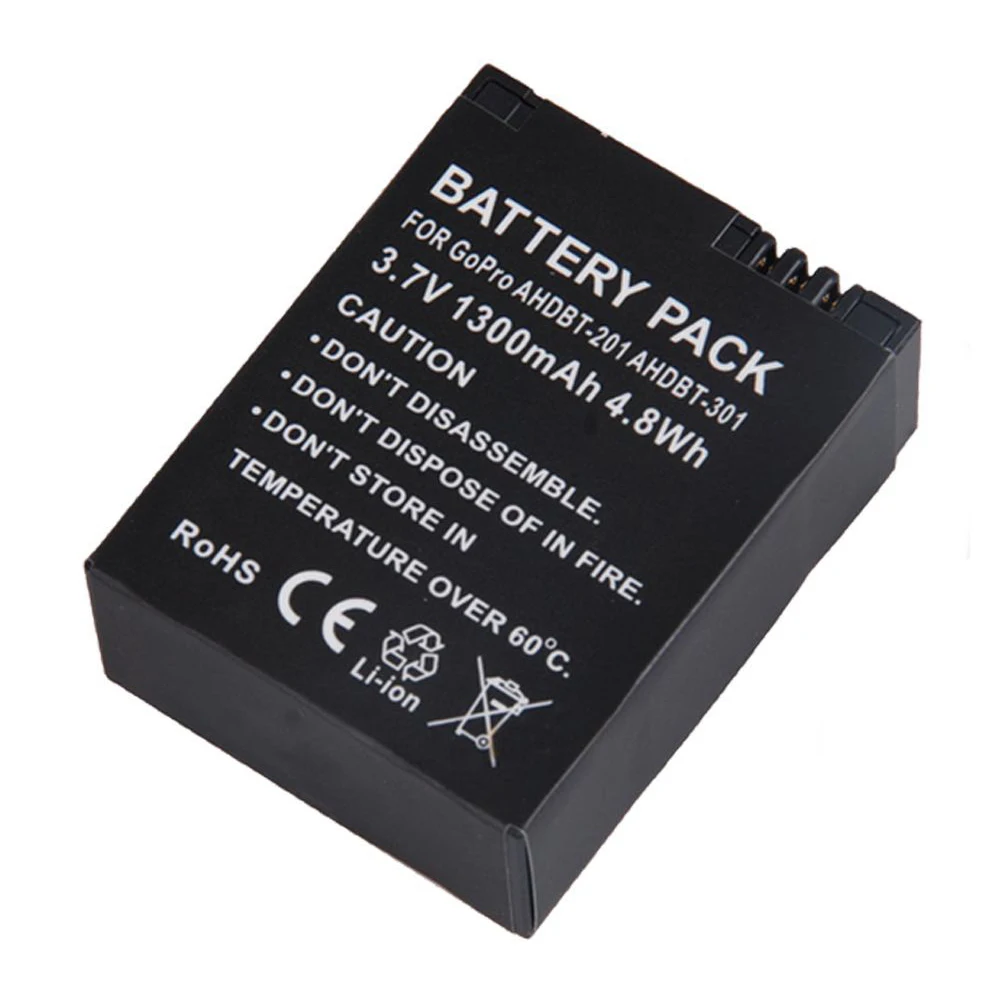 Camera Battery for GoPro HERO3 Black AHDBT 301/201|battery for gopro ...