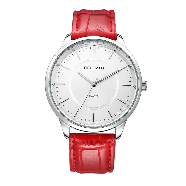 REBIRTH Casual Business Lady Quartz Watch Waterproof Watch Rotary Dial ...