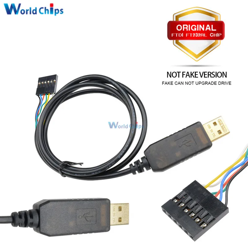 Original Ft232 Download Line 1m Cable 6pin Ftdi Ft232rl Usb To Ttl ...