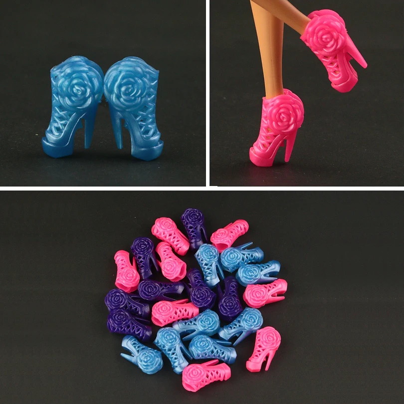 Toys & Games Mixed Selection 10x Dolls Shoes Heels Made for Standard ...