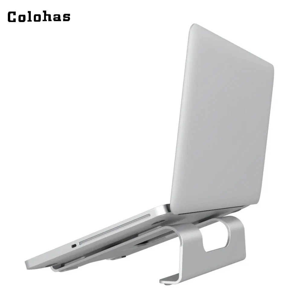 Notebook Stand Silver Aluminum Alloy 12 to 17 inch Laptop Standing Desk ...
