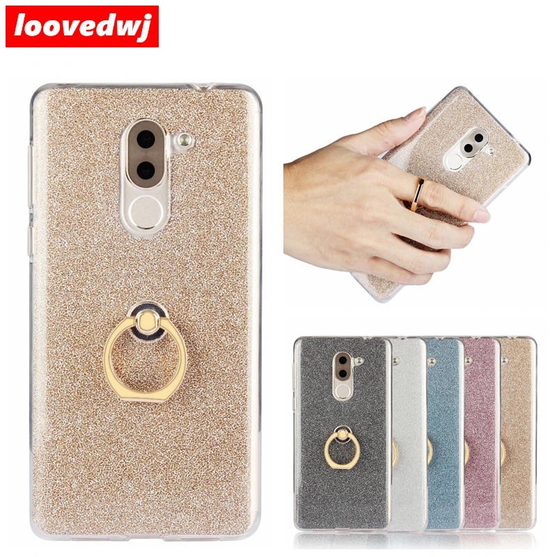 loovedwj For HUAWEI honor 6X Case Cover Soft TPU Clear Rings Bling ...