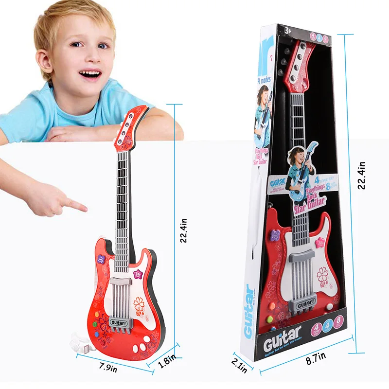 department store Children Musical Gift with Strap 6 Strings Kids ...