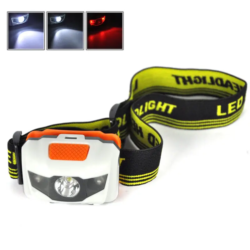 600LM R4+2 RED LED Mini Headlamp Headlight Hunting Lamp Head Torch ...