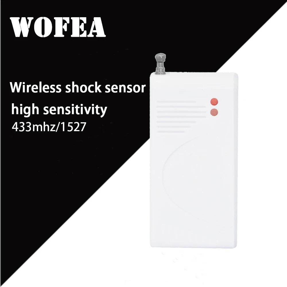 wofea wireless shock sensor vibration detector 433mhz 1527 330K to work ...