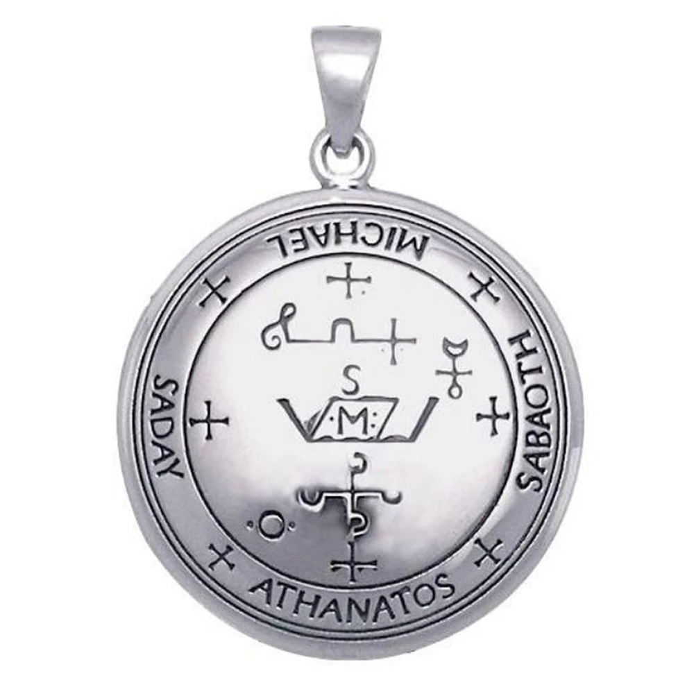 Archangel Michael Talisman In Silver Or Gold Tone Bronze - Sigil Of ...
