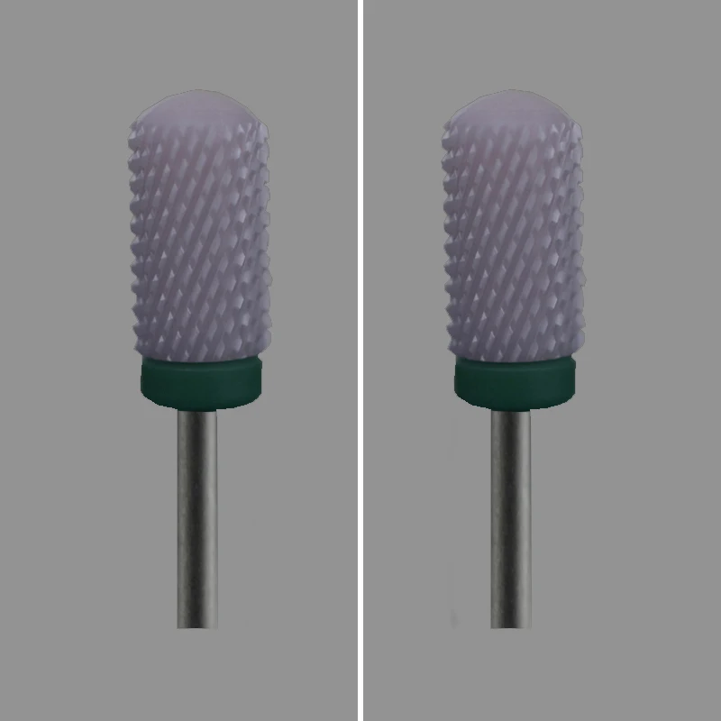 2pcs Pink Ceramic Nail Drill Bit Large Smooth Top Bit C|bit drill|bit ...