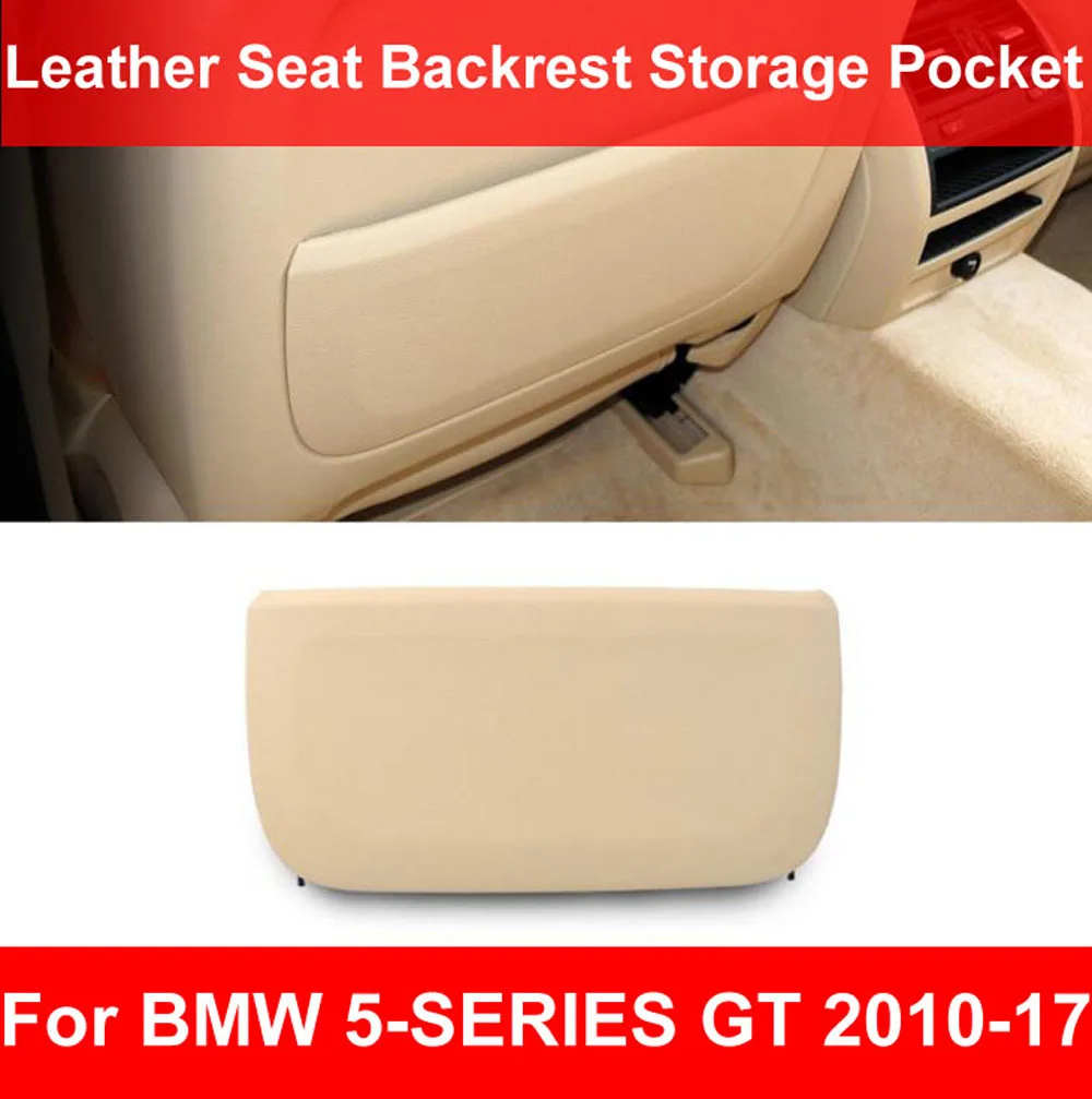 Lhd Rhd Beige Car Rear Seat Backrest Panel Genuine Leather Cover ...