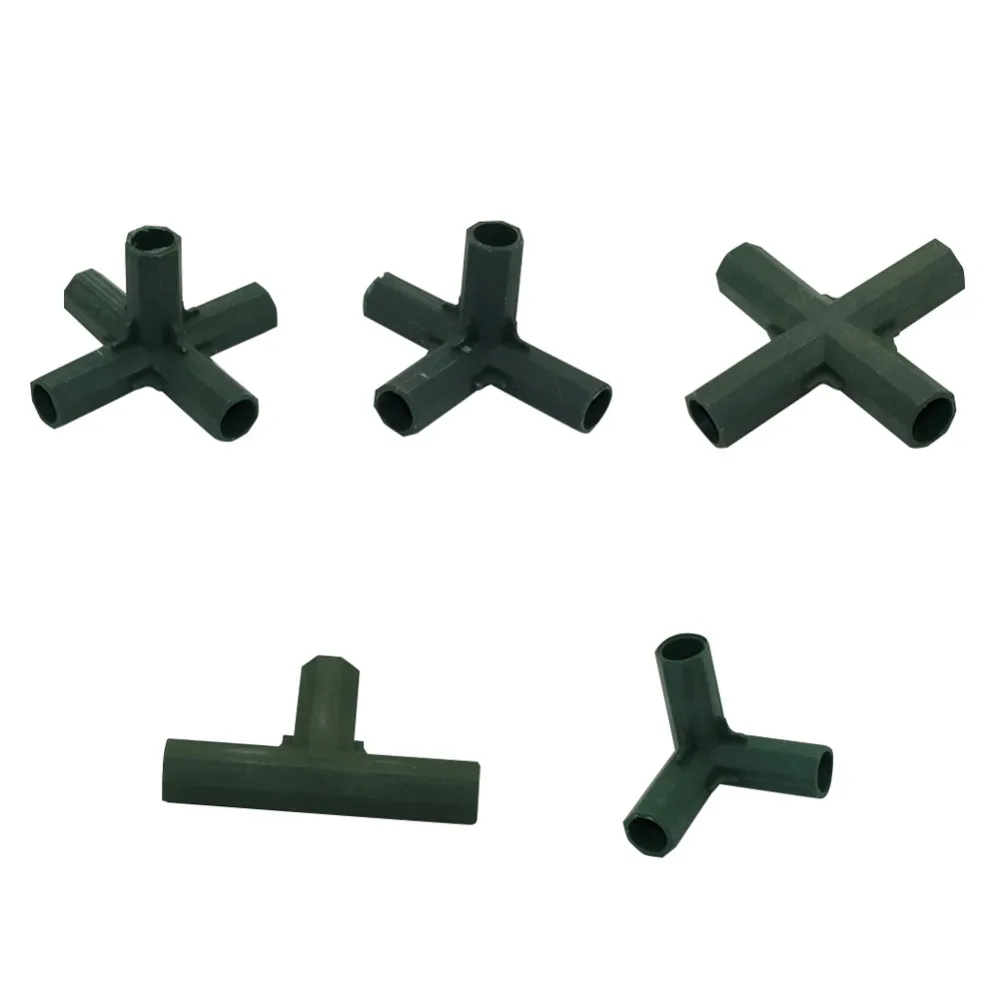 16mm-Plant-support-Rod-Connector-Climbing-plant-trellis-Edging-Corner ...