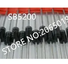 50PCS SB5200 SR5200 MBR5200 5A 200V DO 27 Fast recovery diode|diode ...