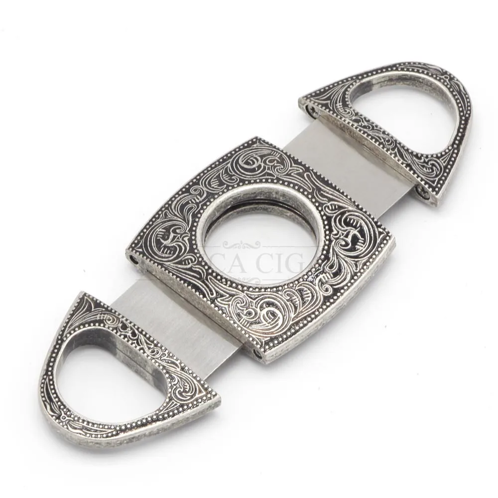 LUBINSKI Stainless Steel Cigar Cutter Guillotine Very Sharp Cigar ...