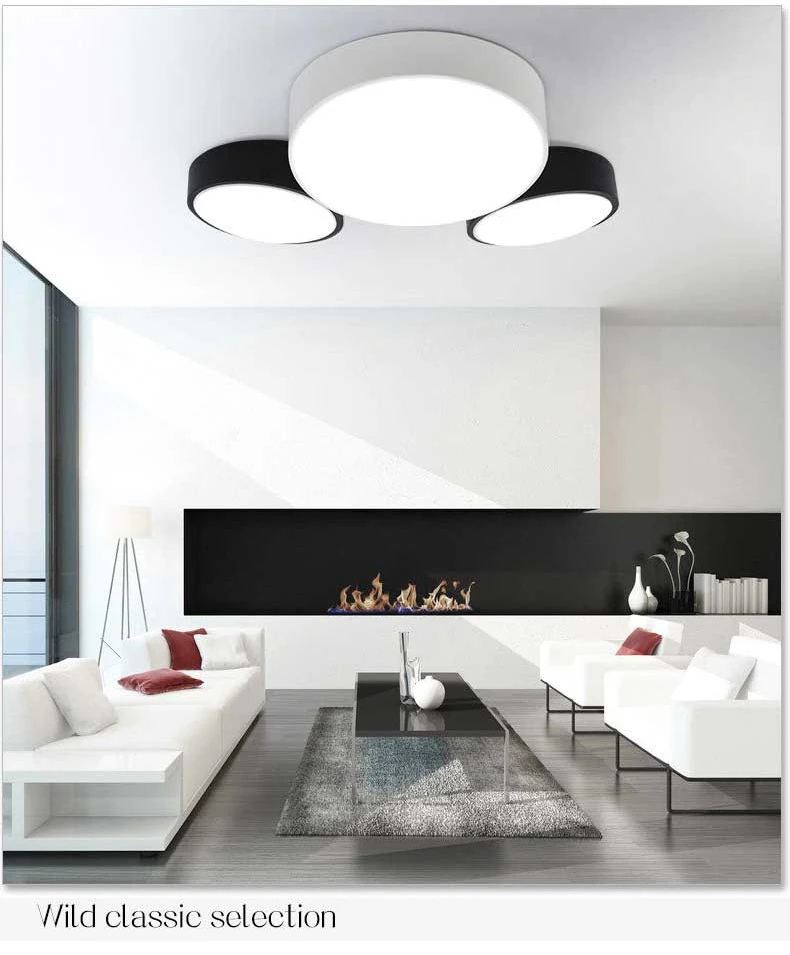 Купить DIY круглый современные светодиодные потолочные светильники для ...