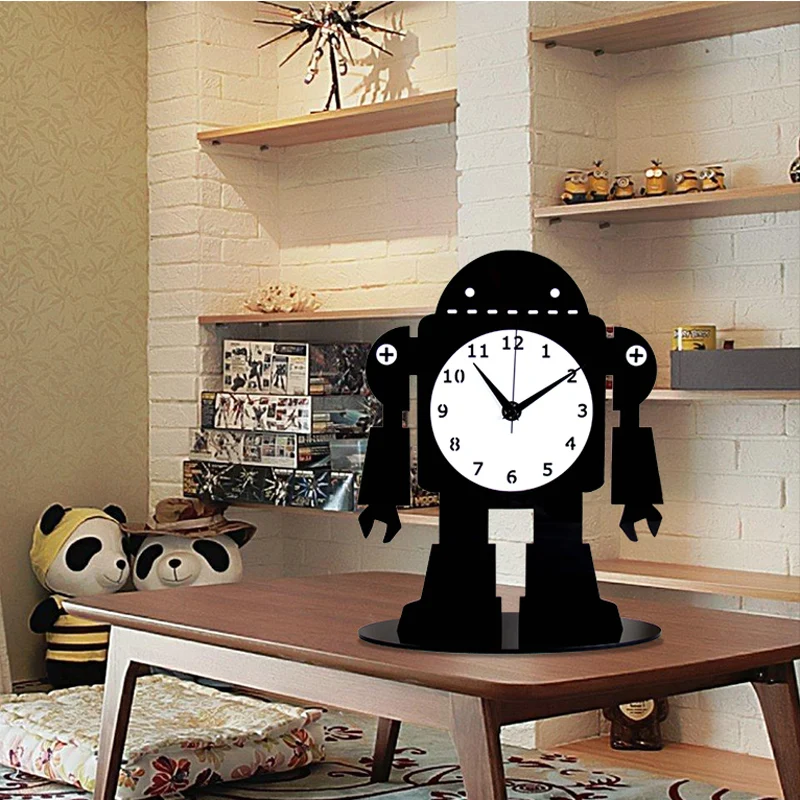 2019 Acrylic Large Digital Table Clocks Modern Design Cartoon Ultra ...
