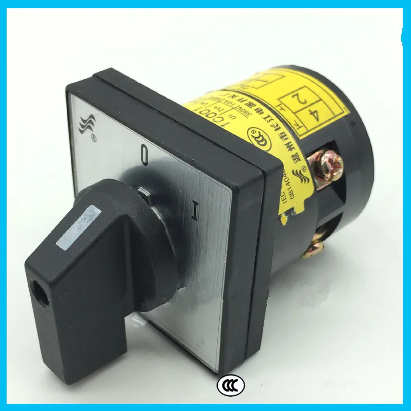 Electric 2 Position 16 Terminals Rotary Cam Changeover Switch 500V 16A ...