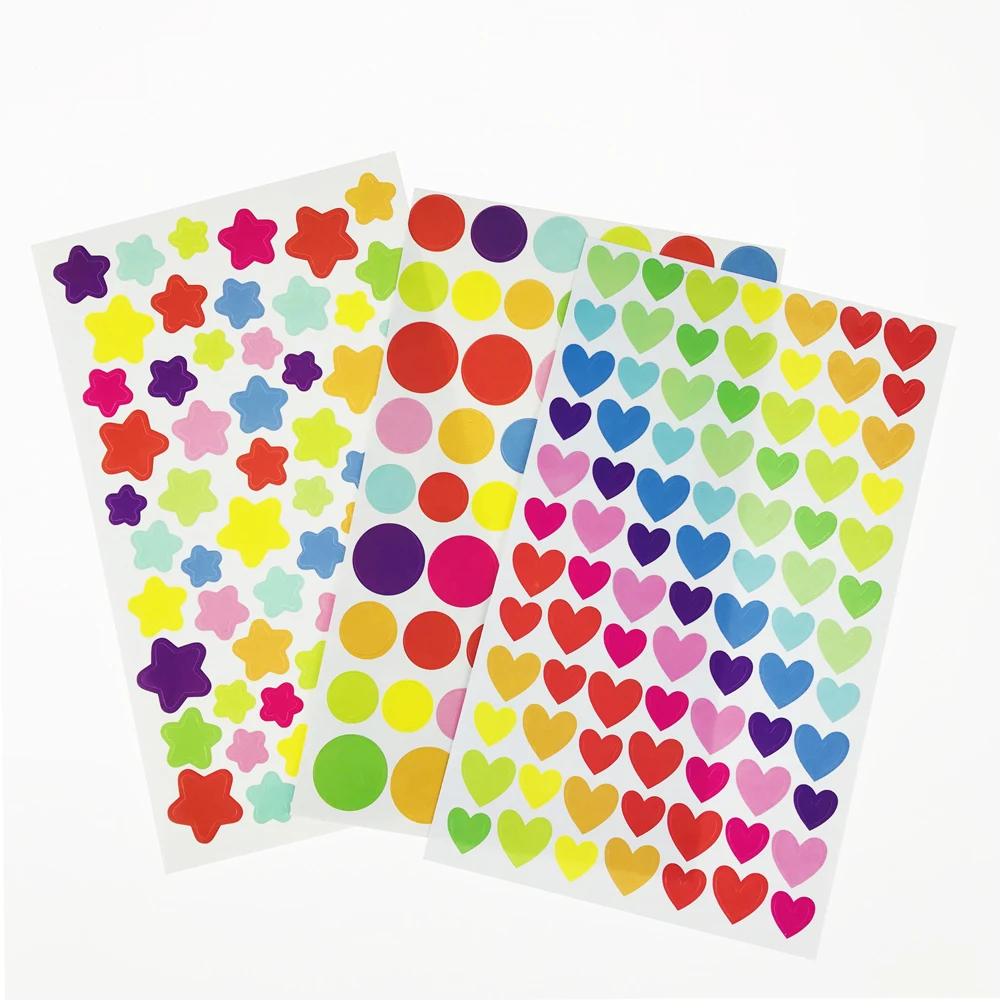 Colorful sticker decals funny toy sticker kids paper diary Journal ...