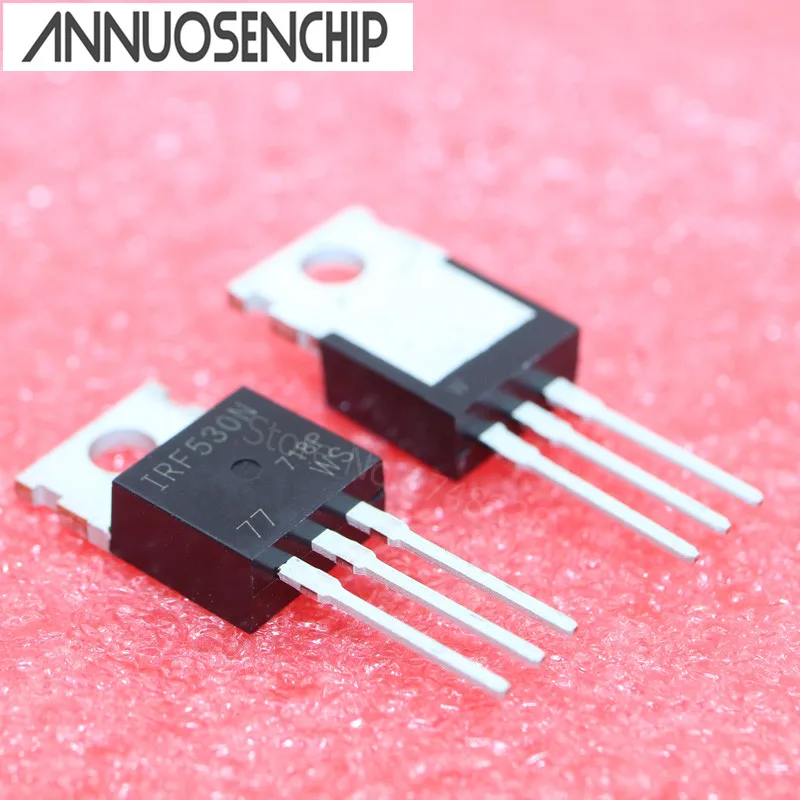 Free shipping 50PCS IRF530NPBF IRF530N IRF530 Power MOSFET TO 220 NEW ...