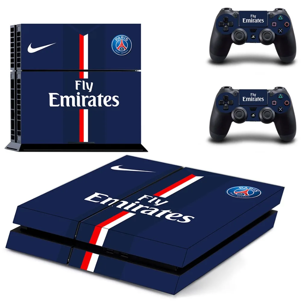 PSG Paris Saint-Germain PS4 Skin Sticker for Sony Playstation 4 Console ...