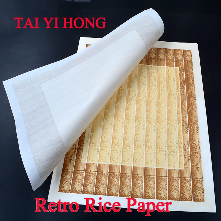34*45cm Retro Chinese calligraphy Rice Paper Roll Painting Xuan Paper ...