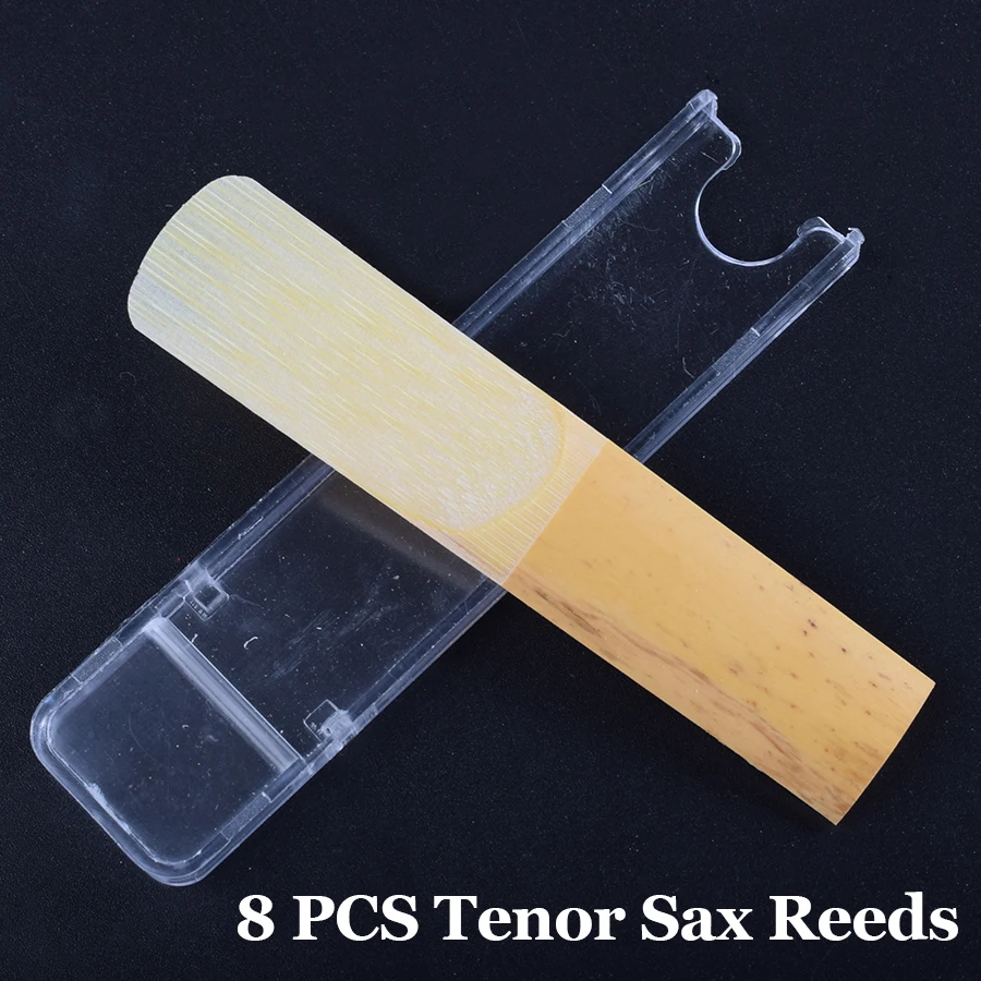 8 PCS Quality Tenor Sax Reeds Professional Saxophone Reed Wind Musical ...