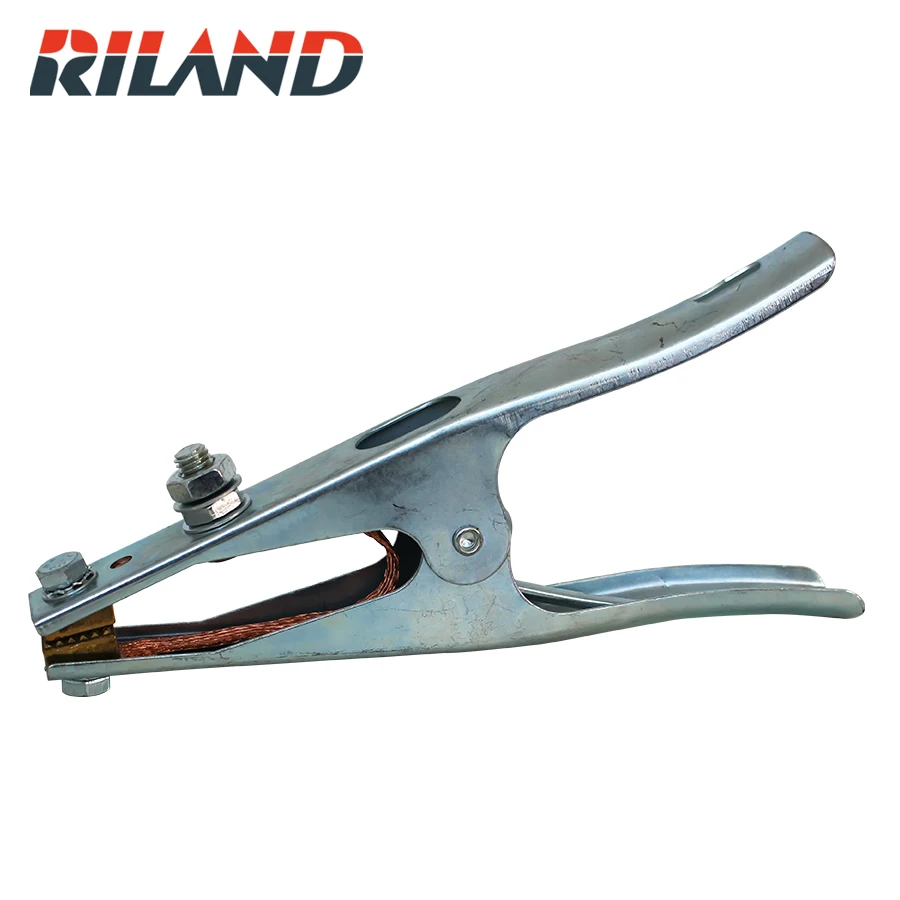 RILAND 500A Earth Clamp Spring Loaded Ground Clamp for Welding Machines ...