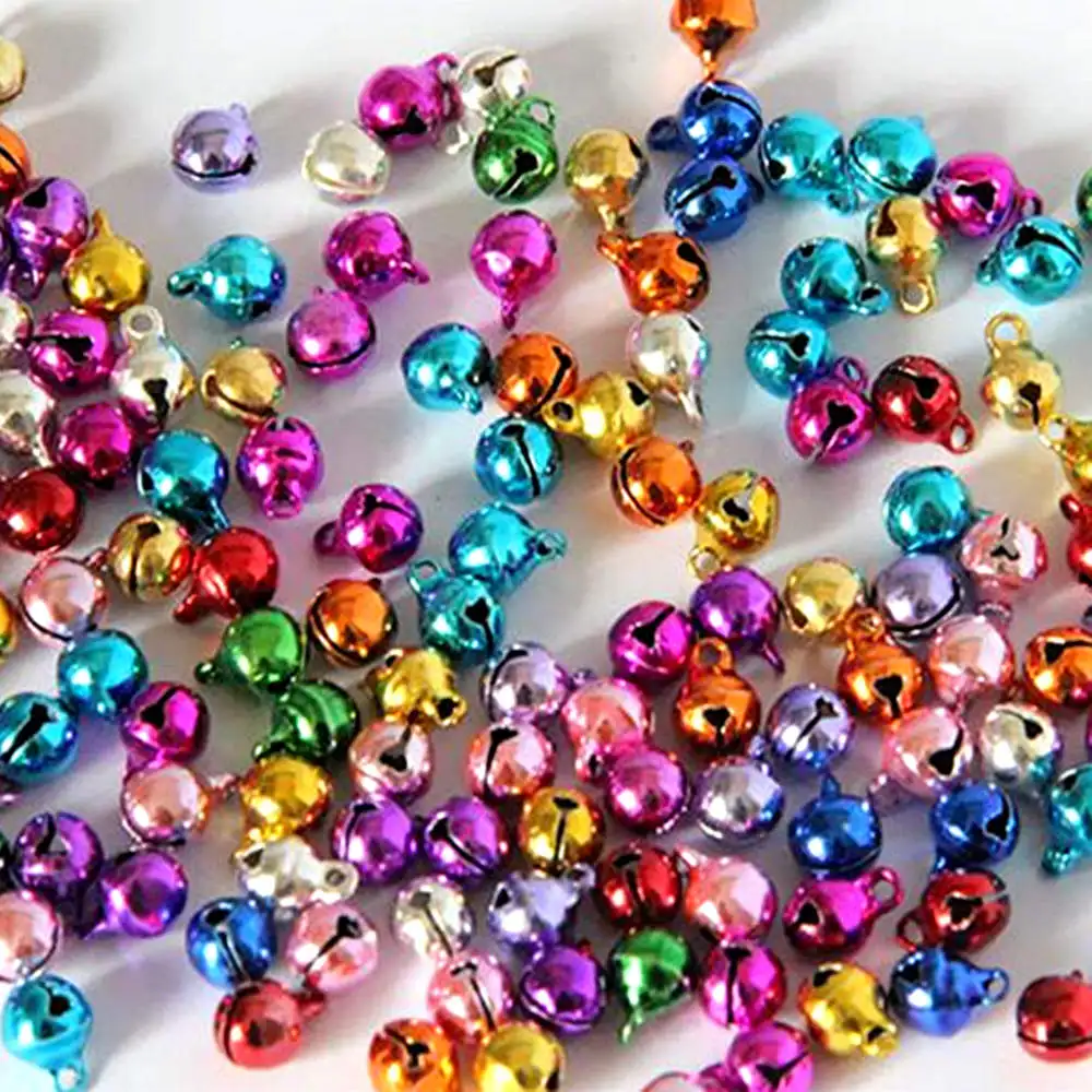 10 шт./компл. Великолепный сплав цветные колокольчики DIY ручной работы ...