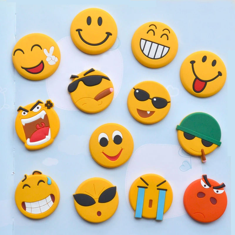 Hot Sale Super Cute Cartoon Fridge Magnet Lovely Emotion Faces ...