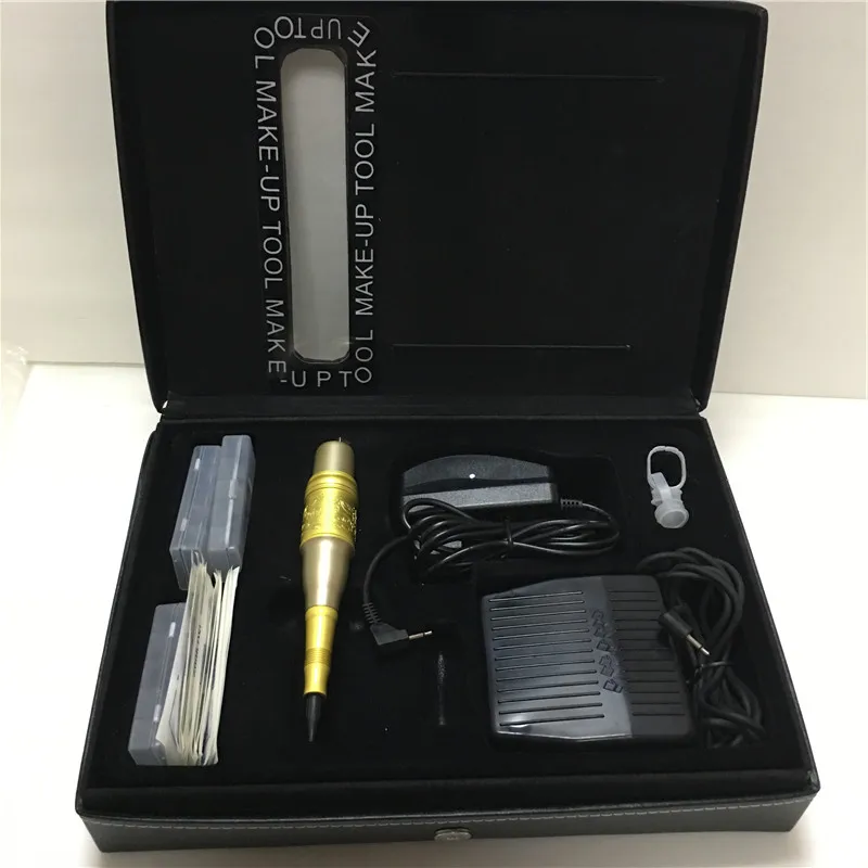 Permanent Makeup Device kit have 30pcs needles tips,Digital Tattoo ...