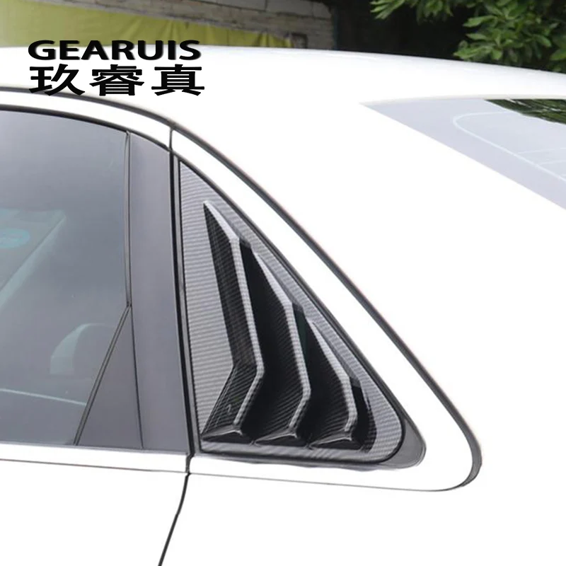 Car-Styling-Carbon-fiber-Rear-Window-Triangle-Shutters-decoration-panel ...