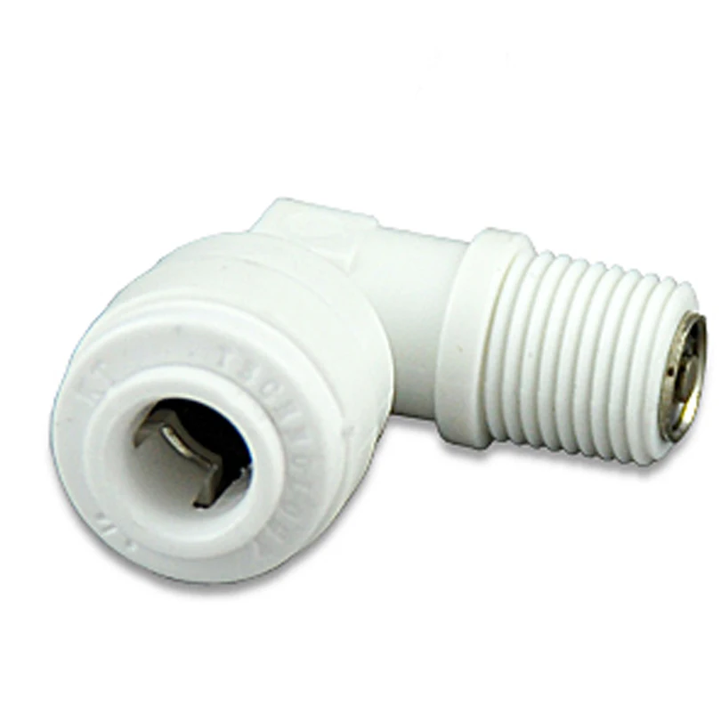 Coronwater Elbow Check Valve 1/4" push in X 1/8" NPT RO Fittings KL 04 ...