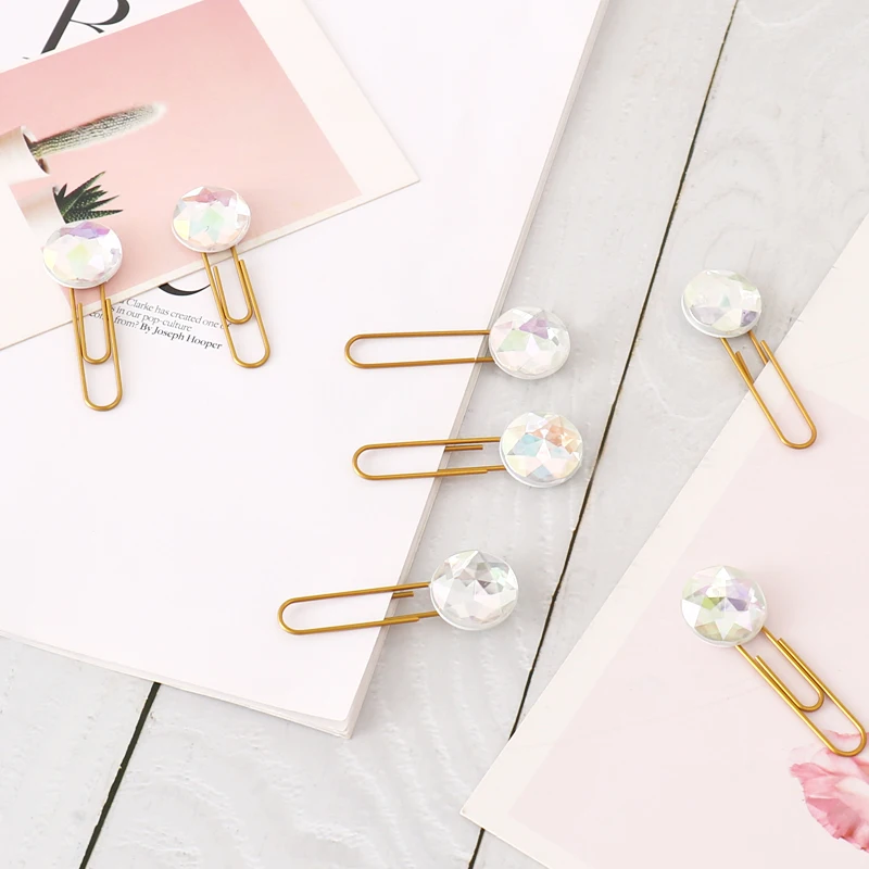 New-design-Bookmark-Paper-clip-50mm-Patch-Girl-Heart-Pin-Handbook ...