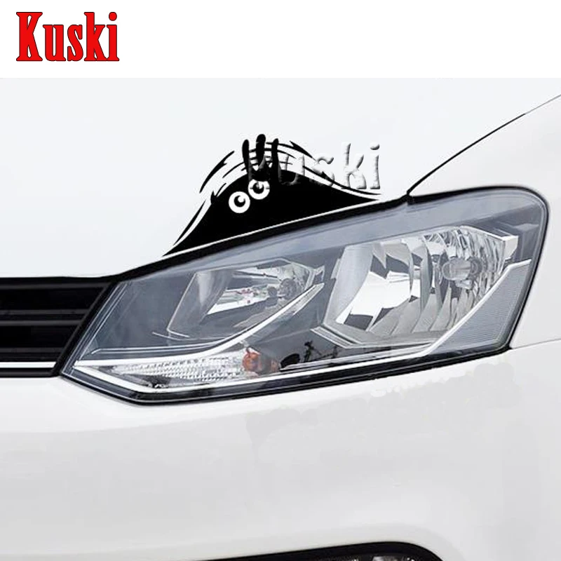 Funny Peeking Monster Car Stickers For Porsche 911 Cayenne Macan ...
