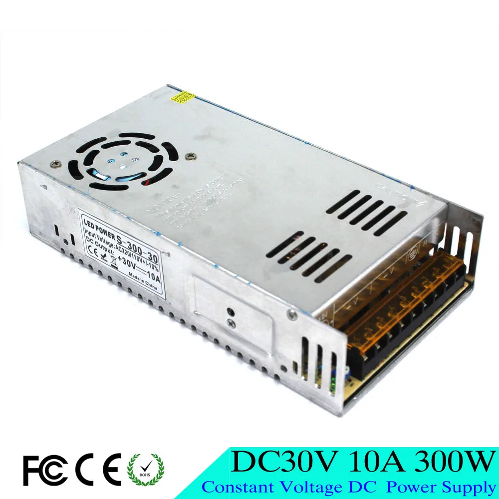 범용 DC 30V 10A 300W 스위칭 전원 공급 장치 Led 드라이버 변압기 110V 220V AC to DC30V SMPS For Stepper CNC CCTV ...
