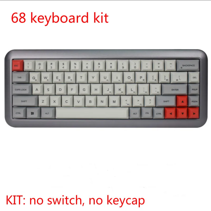 GK68 RGB aluminum mechanical keyboard kit semi-finished DIY - buy at ...