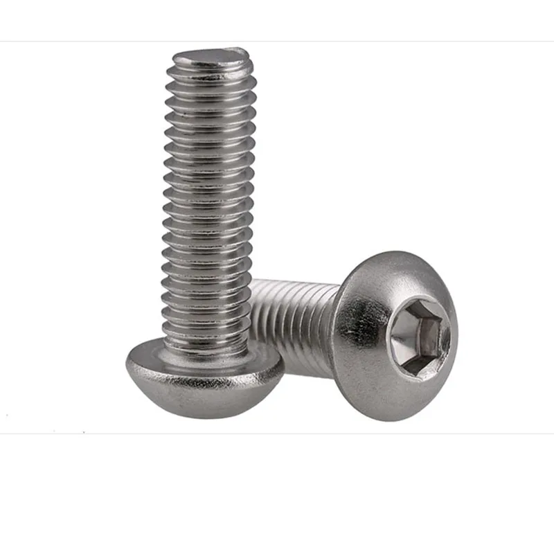 M4 Stainless Steel 304 Hexagon Socket Screw M4*4/5/6/8/10/12/16/20/25 ...