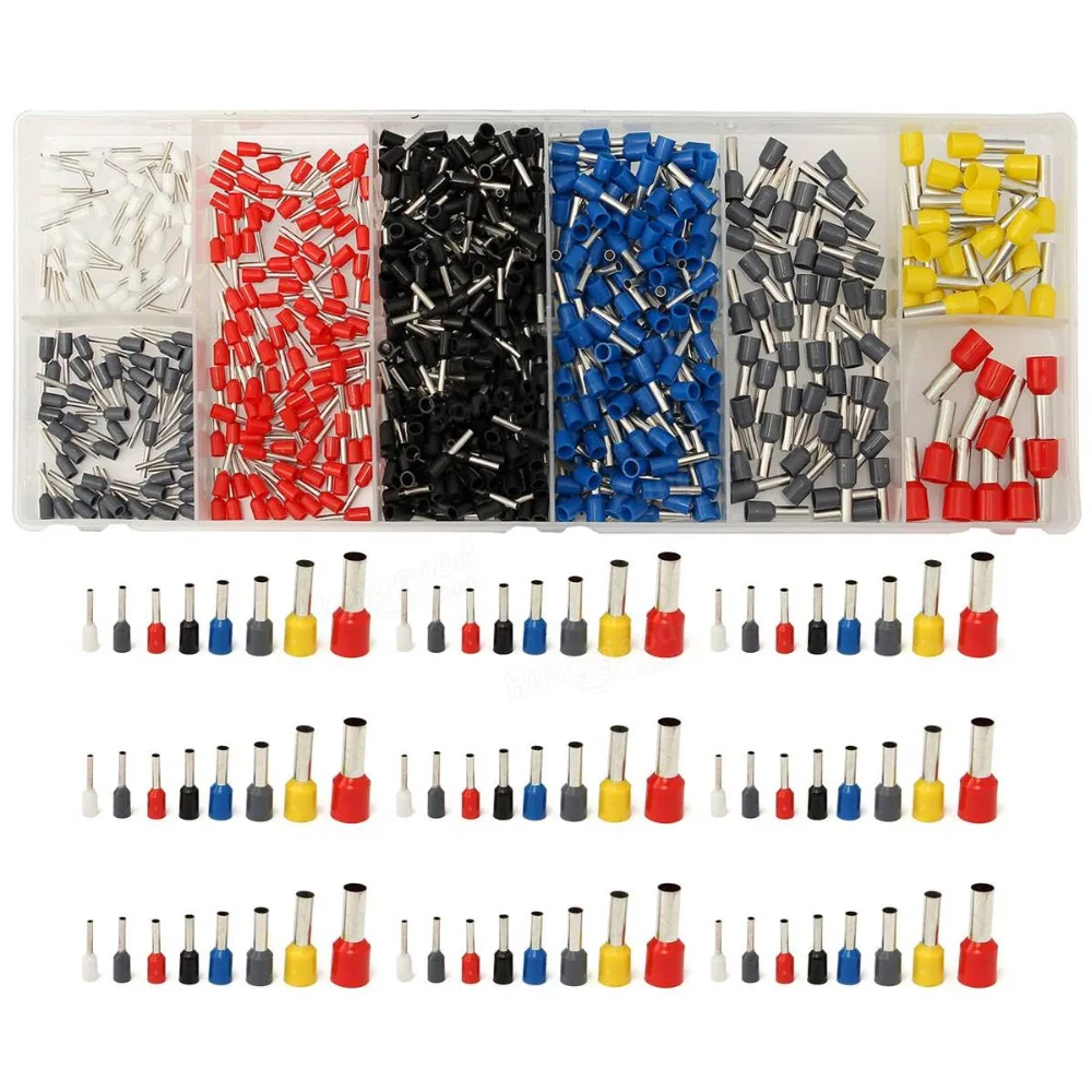 685pcs Insulated Cord End Terminals Set Wire Copper Crimp Connectors ...