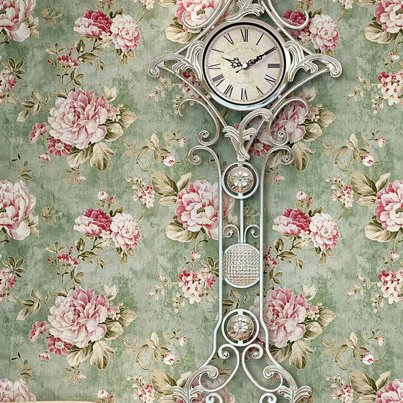 PAYSOTA American Style Wallpaper Bedroom Living Room nonwoven Wall ...