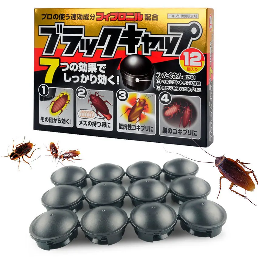 12pcs Eco-friendly Cockroach Gel Baits Cockroach Killer Strength Drugs ...