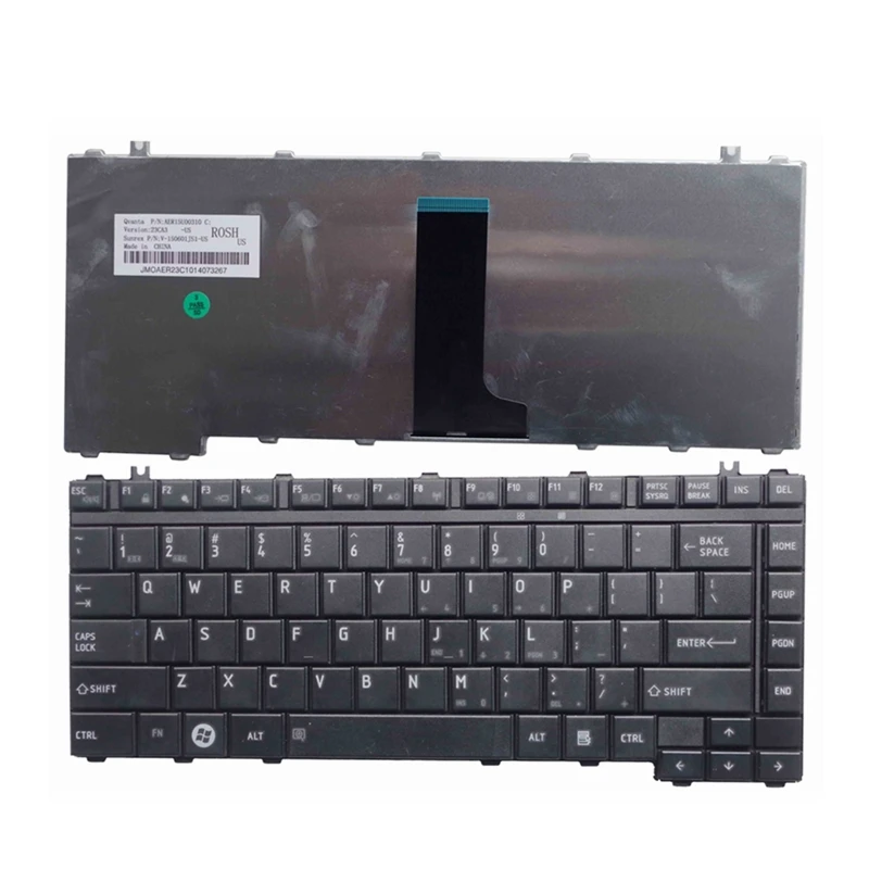 Yaluzu Us New Laptop Keyboard For Toshiba Satellite L300 L332 L201 M320 ...
