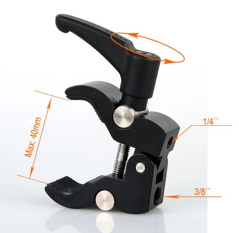 1-4-3-8-Articulating-Magic-Friction-Arm-Small-Super-Clamp-Crab-Pliers ...