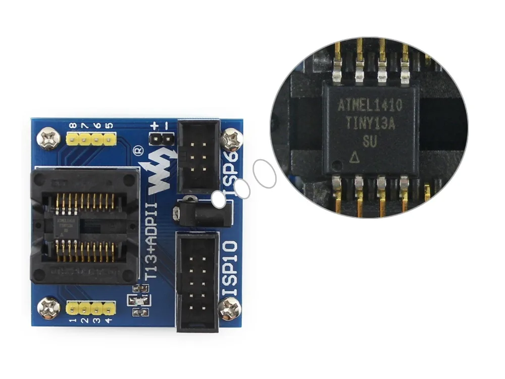 T13 + ADPII ATtiny13 ATtiny12 ATtiny15 ATtiny25 ATtiny45 sop8 (208 mil ...