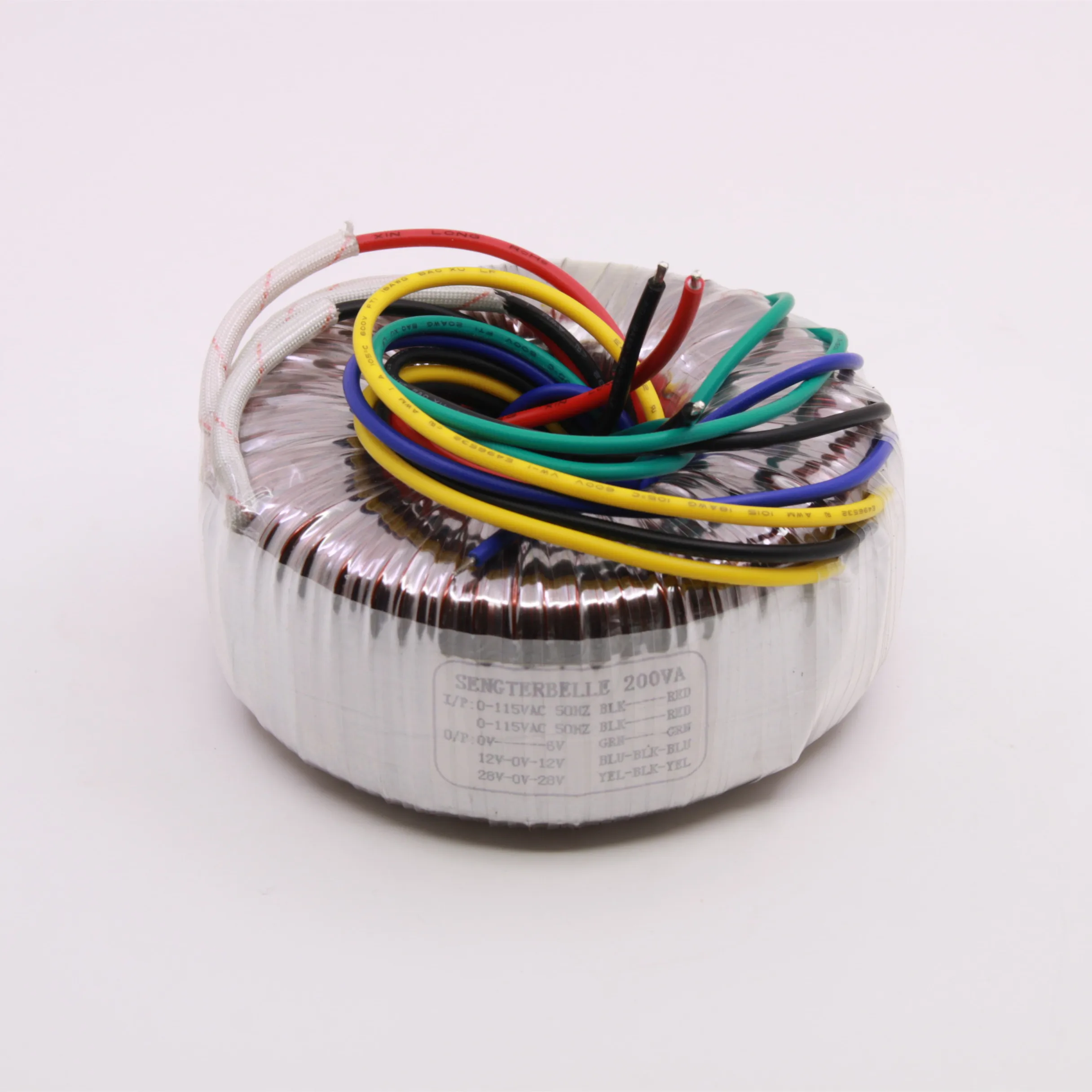 Pure Copper 200w Toroidal Transformer 28v 0 28v 12v 0 12v 6v Audio