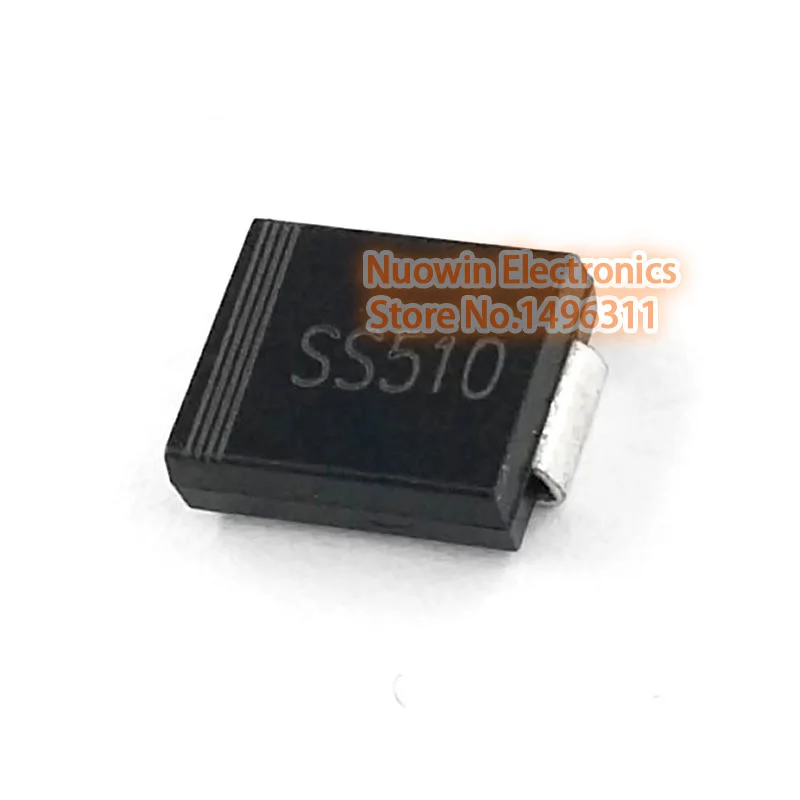20pcs smc smd do 214ab Schottky diode ss510-in Diodes from Electronic ...